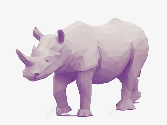 3D打印紫色河马png图片免费下载-素材cjollij-88ICON