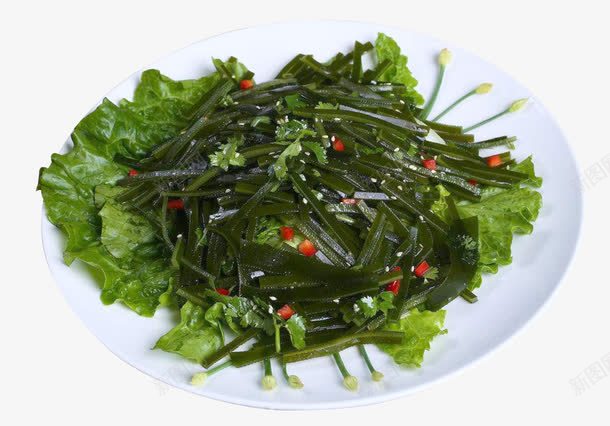 凉拌小菜爽口海带丝png图片免费下载-素材shahuka-88ICON