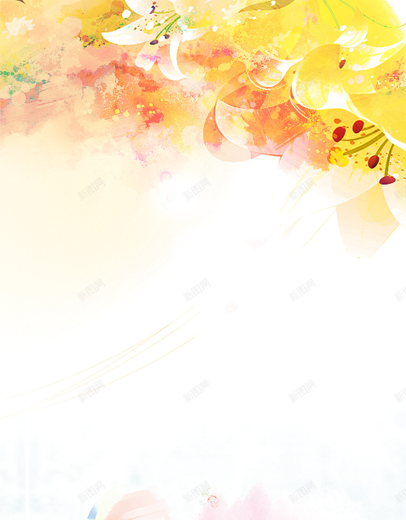 彩绘三月女人节H5鲜花背景psd分层背景图片免费下载-素材ybvbqmvg-88ICON