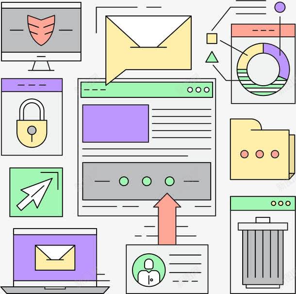 信息传输png图片免费下载-素材vqwqsgmm-88ICON