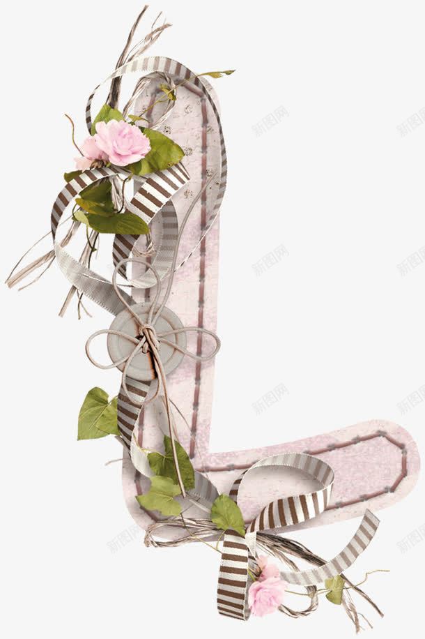 布艺装饰字母Lpng图片免费下载-素材fygvrrvp-88ICON