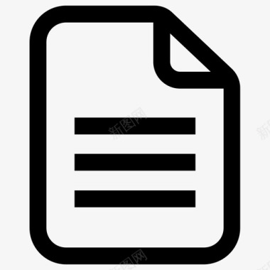 文档文件图标_文档文件icon_文档文件矢量图标_88ICON