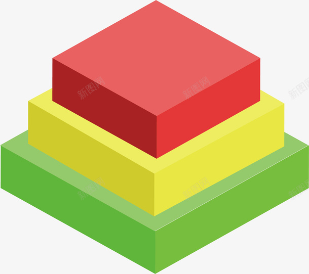 三层堆叠图矢量图png图片免费下载-素材uheeuxxj-88ICON