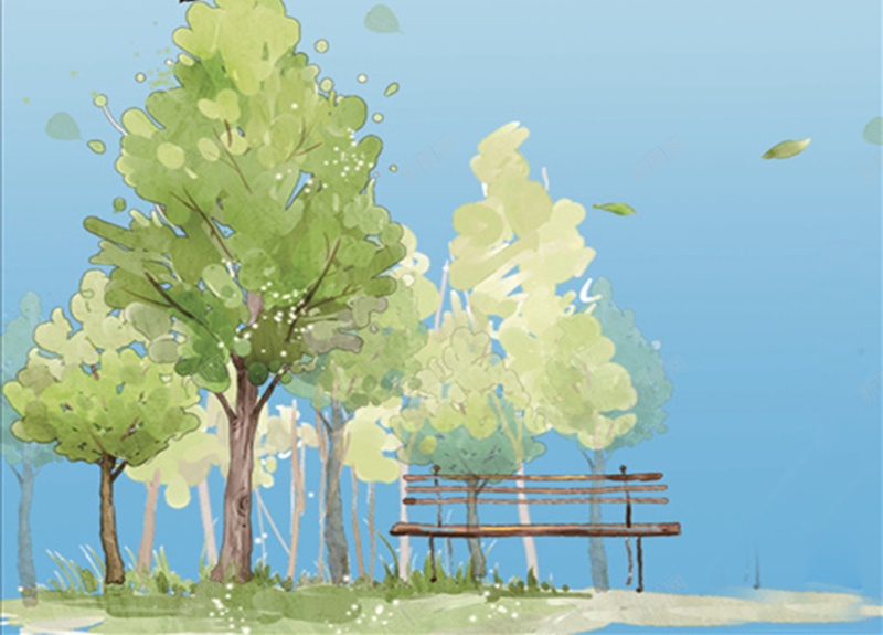 粉色花瓣绿树背景素材背景图片免费下载-素材ktkudhhei-88ICON