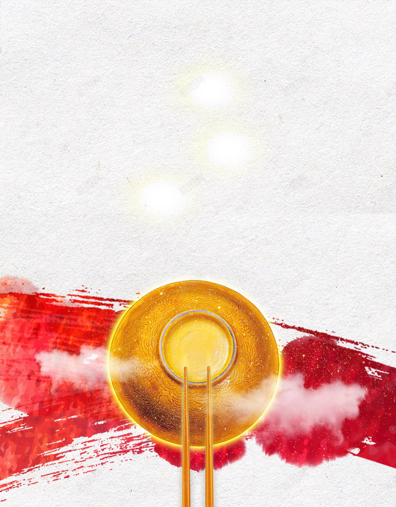 彩色传统红色喜庆金饭碗背景背景图片免费下载-素材jljlpbfpp-88ICON