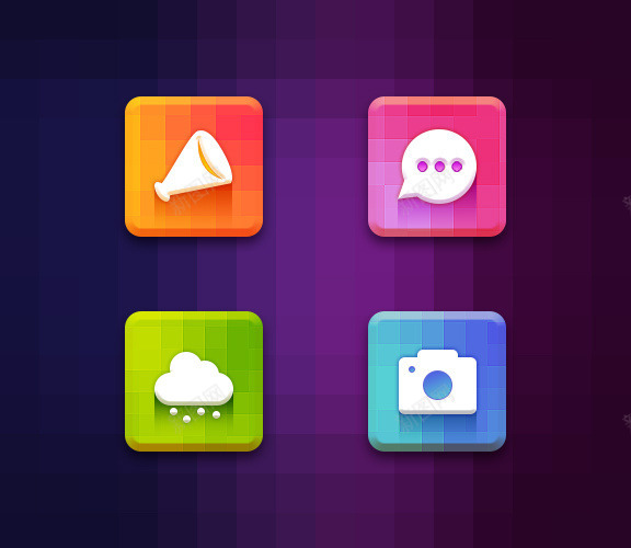 UI设计作品欣赏一些习作绘画也好图标也好在练习中琢摄影图片免费下载-图片wzzzuwacw-88ICON