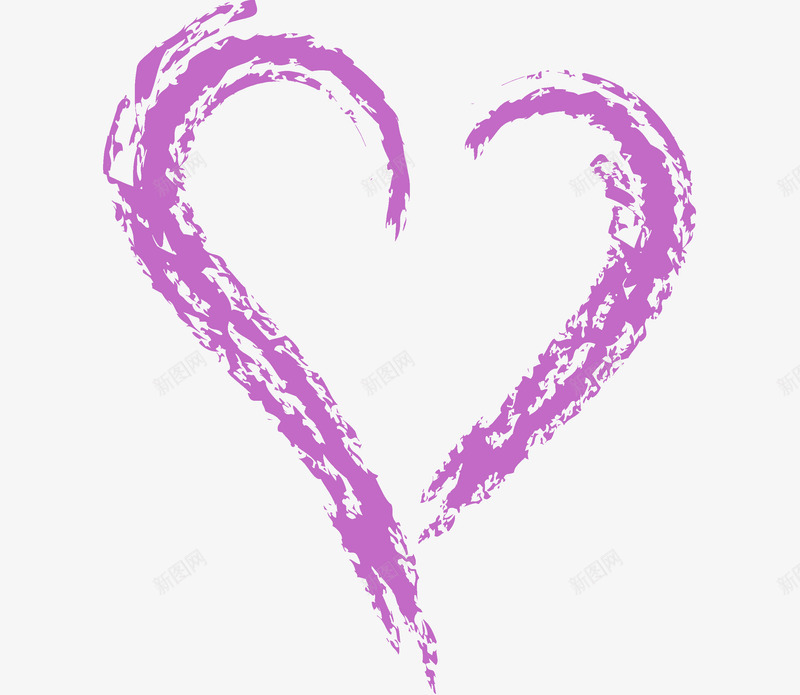 七夕爱心图手绘情人心型图标卡通可爱矢量图案pspng图片免费下载-素材tuuhttlei-88ICON