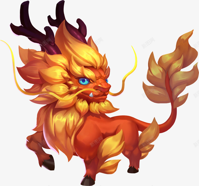 3102火麒麟png图片免费下载-素材xjlolobnp-88ICON