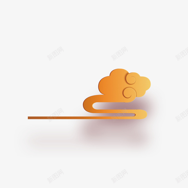 金色云古风国潮png图片免费下载-素材pybnpbnyp-88ICON