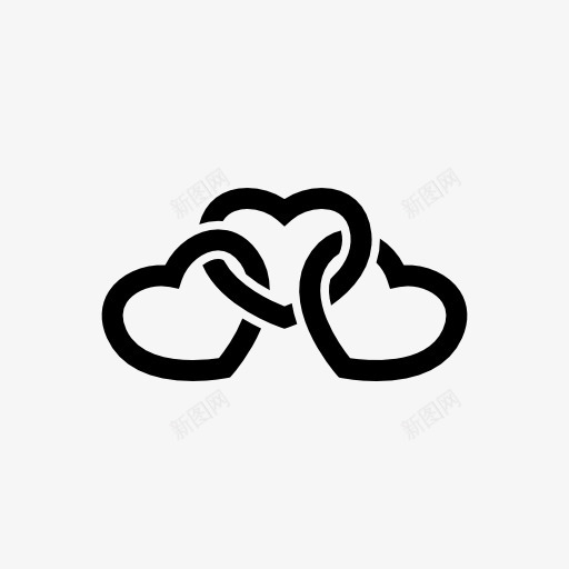 triple heart图标png图片免费下载-素材bnggawbrg-88ICON