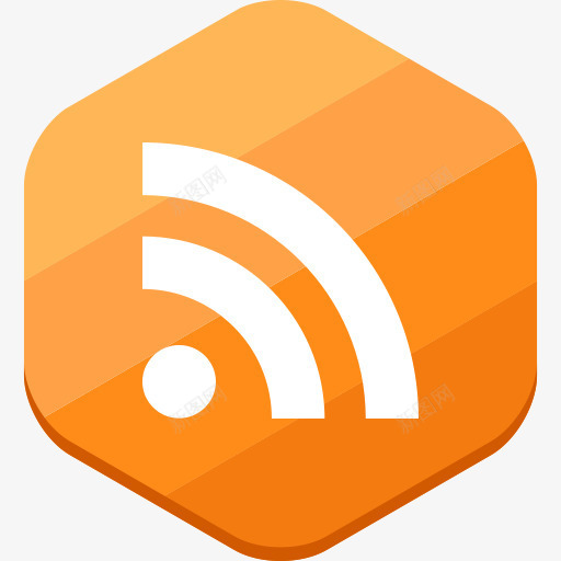 饲料RSS社会网络社交网络六角形png图片免费下载-素材qrgtrkmt-88ICON