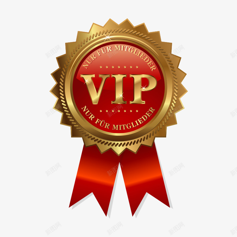 金黄色VIP标签png图片免费下载-素材rmmrrukt-88ICON