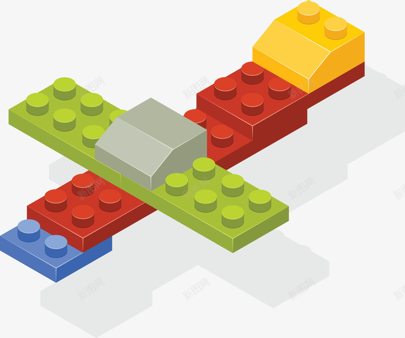 彩色积木矢量图png图片免费下载-素材zazitcti-88ICON