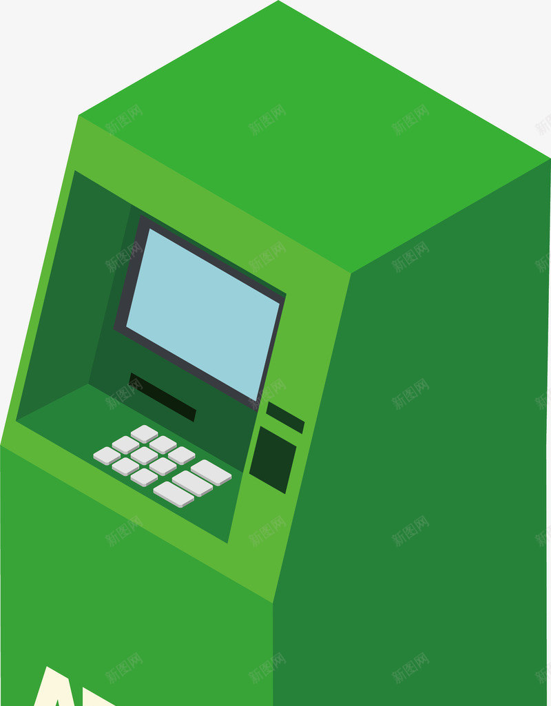 银行超市ATM机矢量图png图片免费下载-素材wzzztdwa-88ICON