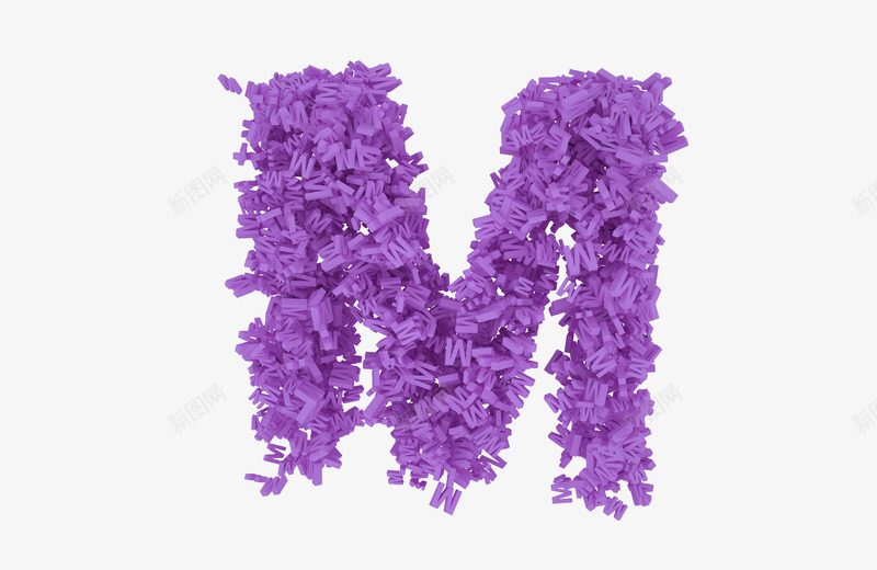 立体粒子字母png图片免费下载-素材watcewta-88ICON