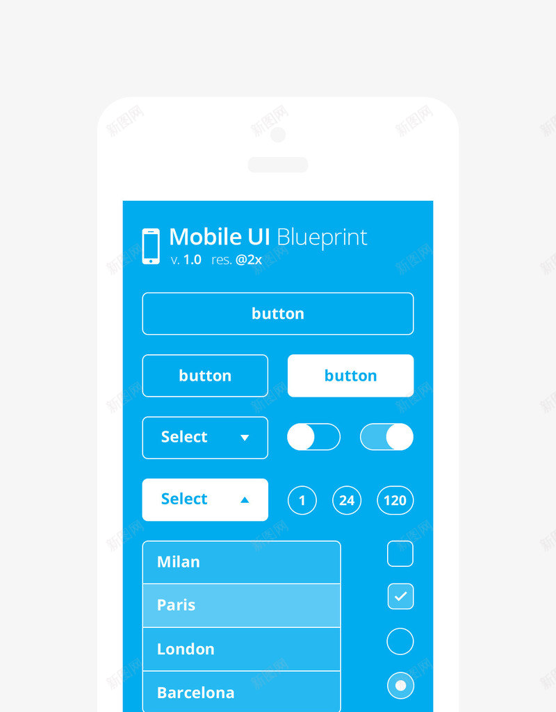 手机线稿UI控件png图片免费下载-素材vnrgbbrw-88ICON