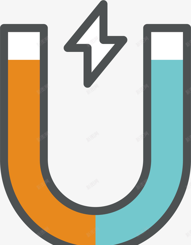 U形化学实验矢量图png图片免费下载-素材rmtzrtrm-88ICON