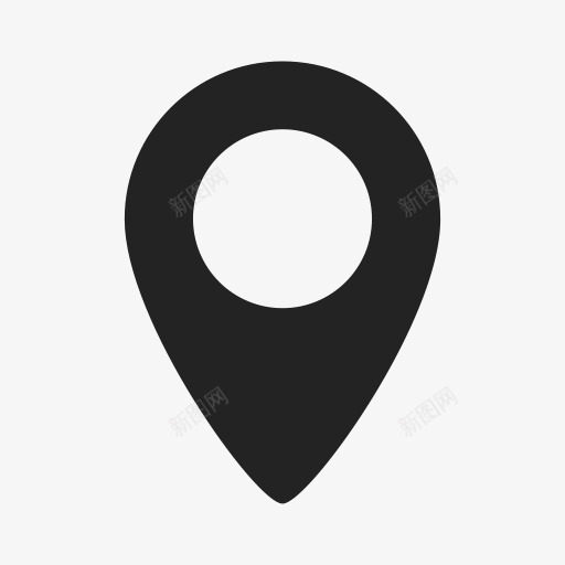 GPS位置地图导航销的地方简单png图片免费下载-素材ixyyxlbf-88ICON